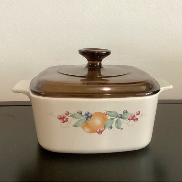 Corningware | Kitchen | Vintage Corningware Abundance Casserole Dish ...